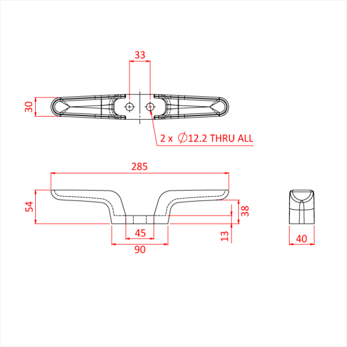 Flyrail Cleats – Doughty Engineering