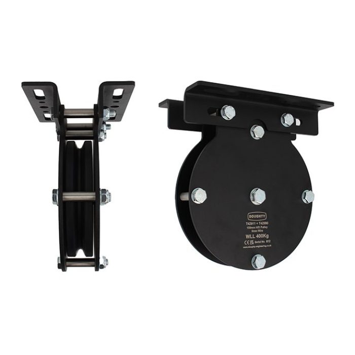 150mm Heavy Duty Pulleys-Wire – Doughty Engineering