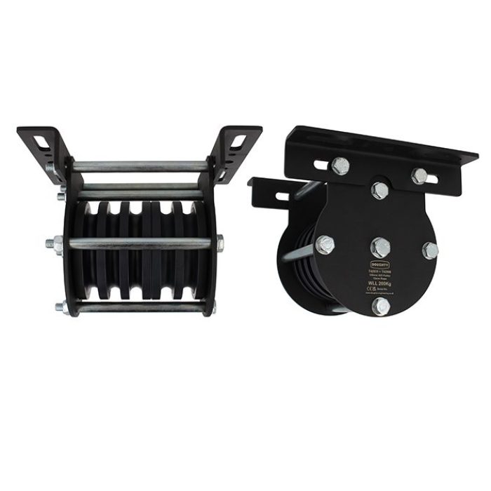 100mm Heavy Duty Pulleys-Rope – Doughty Engineering
