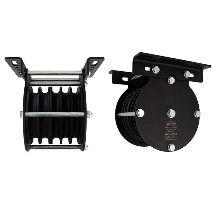 150mm Heavy Duty Pulleys-Rope – Doughty Engineering