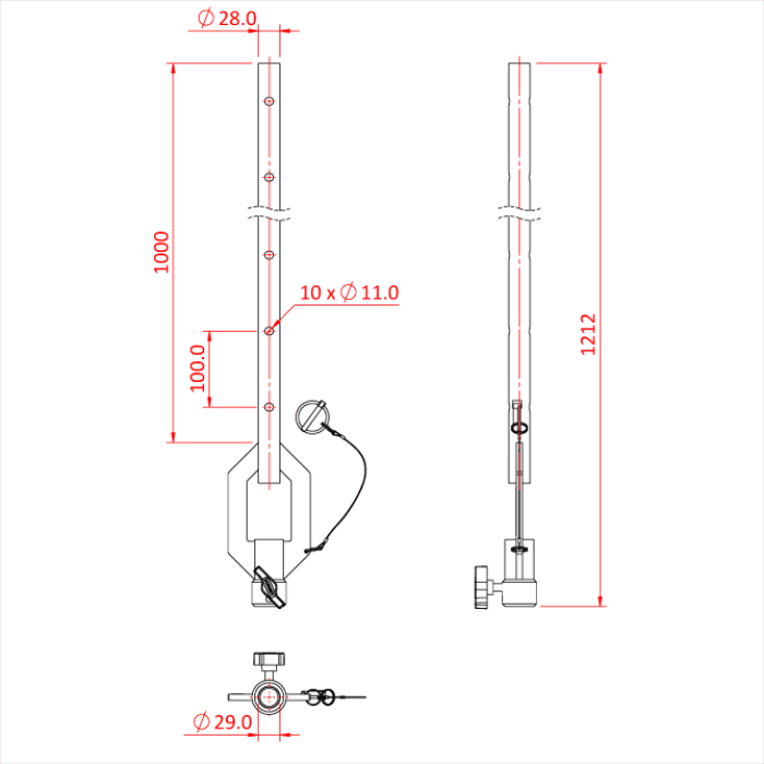 Adjustable Drop Arms – Doughty Engineering