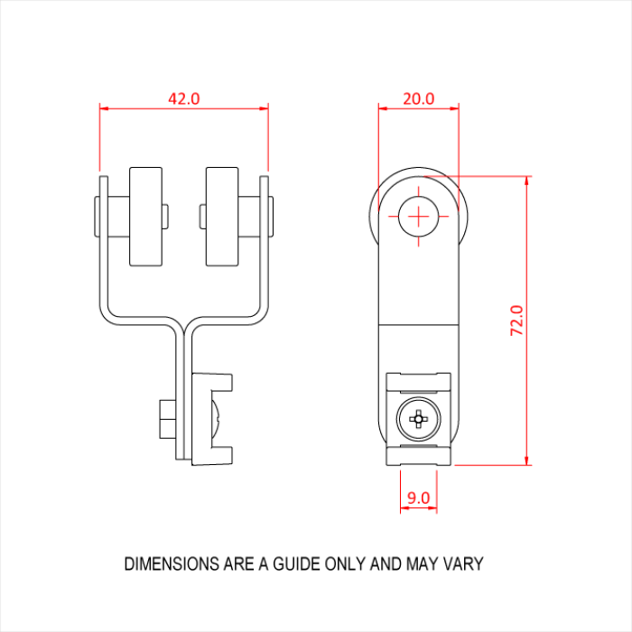 Studio Rail 60-Cable Carriages – Doughty Engineering