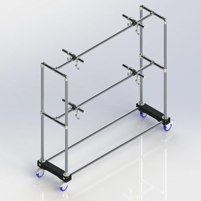 2.5m Meatrack Trolley – Doughty Engineering