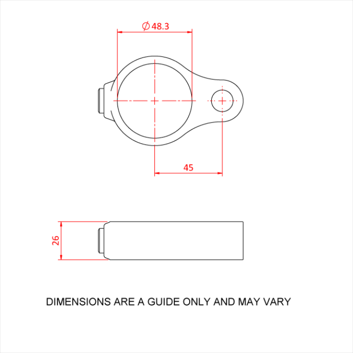 Pipeclamp Gate Eye – Doughty Engineering