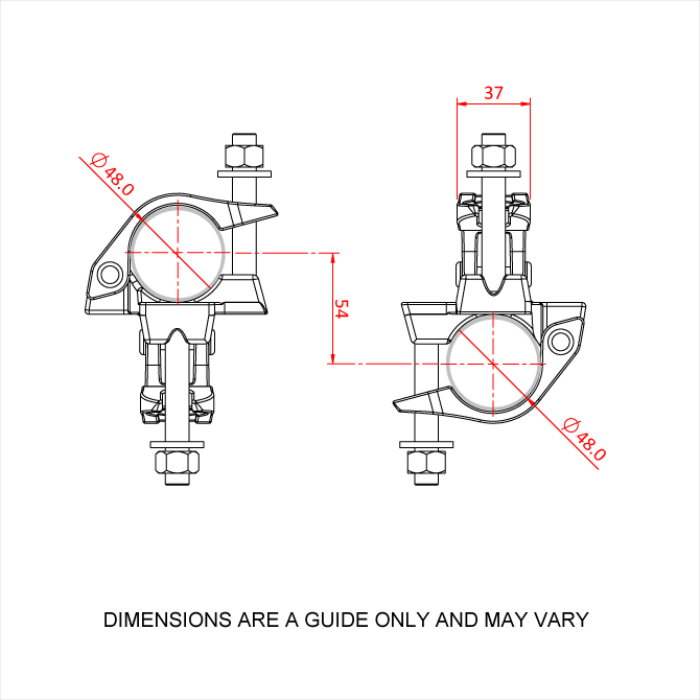 Drop Forged Double Coupler – Doughty Engineering Drop Forged Double Coupler – Doughty Engineering