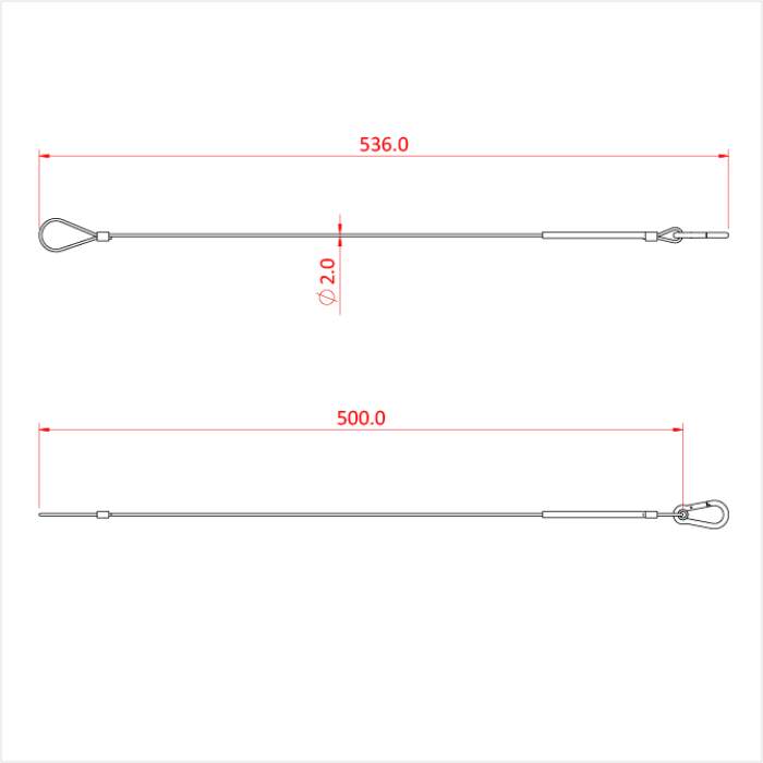 5Kg Safety Bond-2mm x 500mm – Doughty Engineering