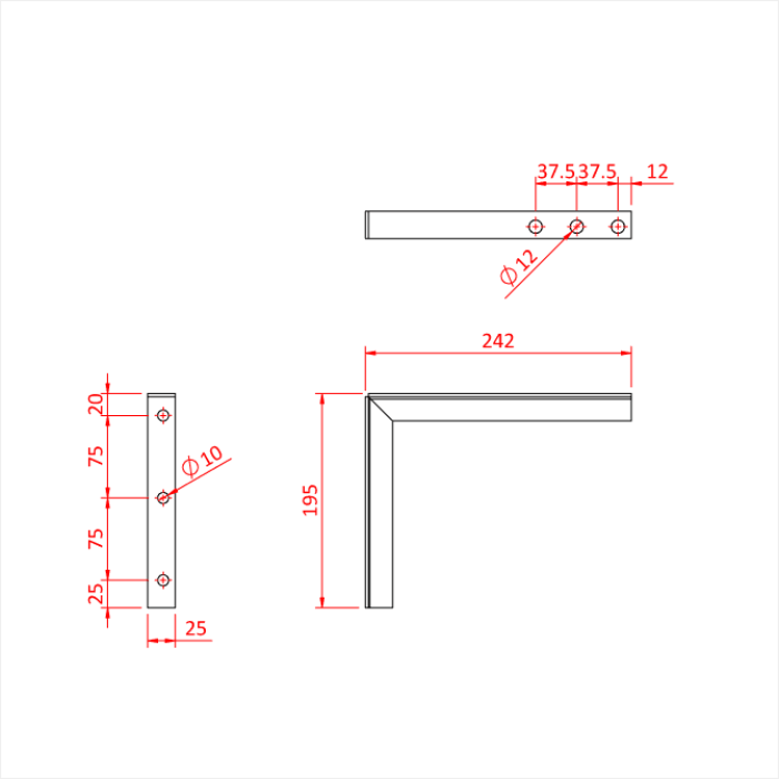 Face Fixing Bracket – Doughty Engineering