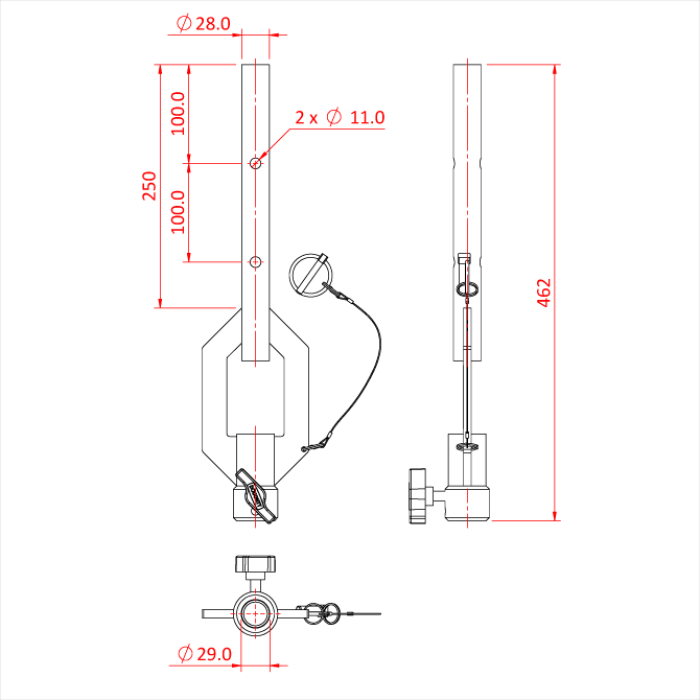 Adjustable Drop Arms – Doughty Engineering