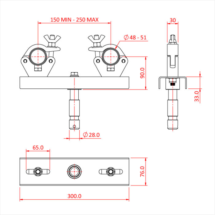 Fixed Truss Adaptor – Doughty Engineering