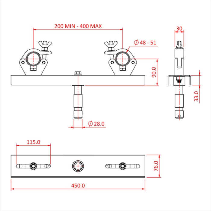 Fixed Truss Adaptor – Doughty Engineering