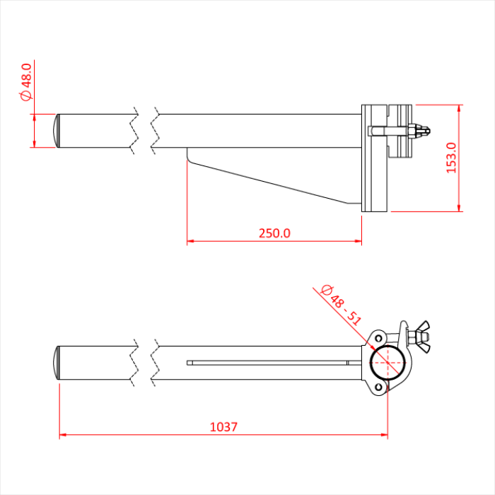 Heavy Duty Boom Arms – Doughty Engineering