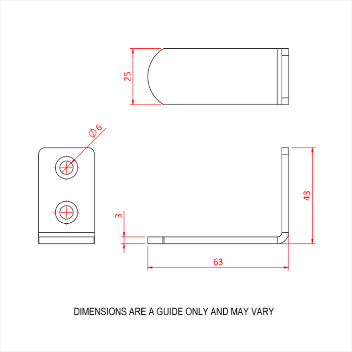 Pelmet Bracket – Doughty Engineering