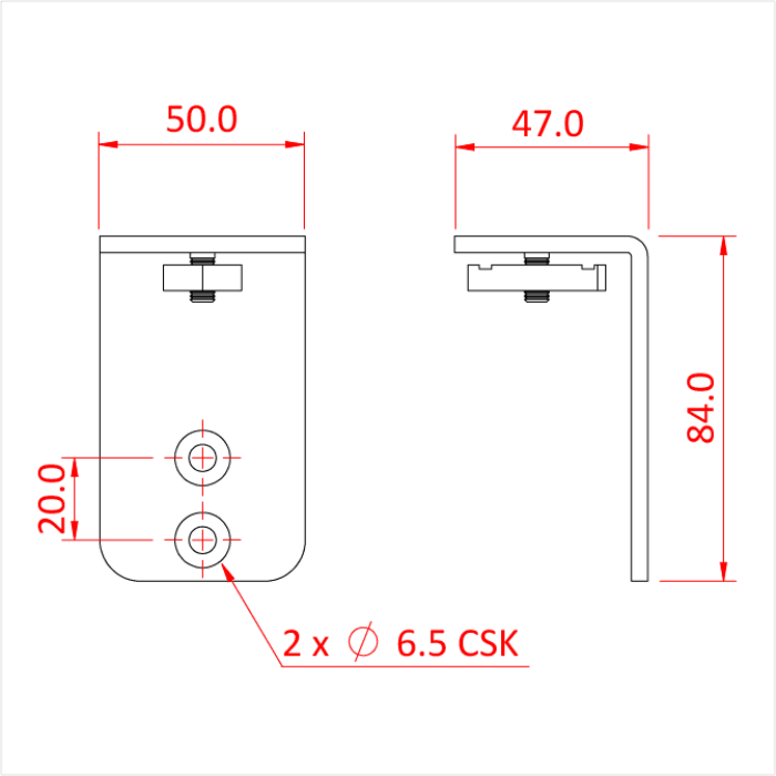 Doughty Rail Wall Bracket – Doughty Engineering