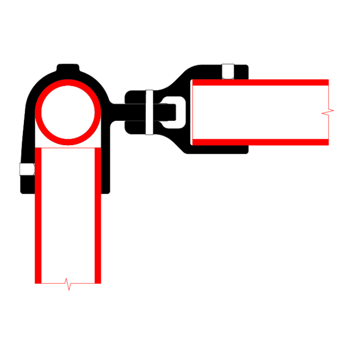 Speedrail Swivel Side Outlet Combination – Doughty Engineering